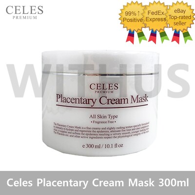 Celes Premium Placentary Cream Mask 300ml Anti Aging Moisture 셀레스 태반크림 ...