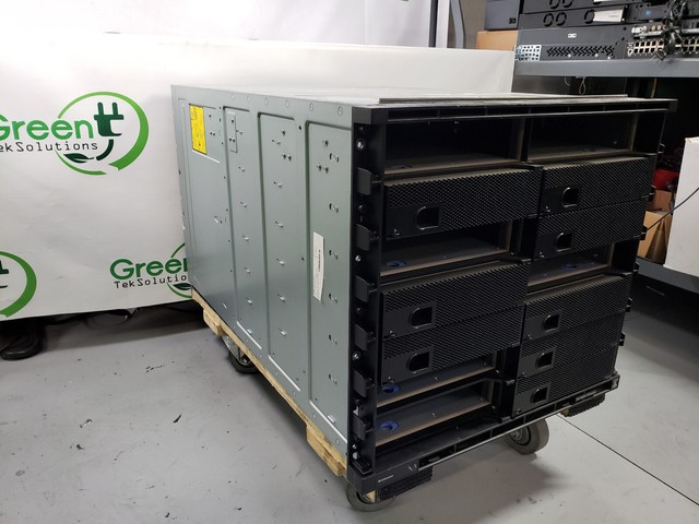 IBM 8721-hc1 Flex System Enterprise Chassis W/ 6x Power Supply 8x Fan ...