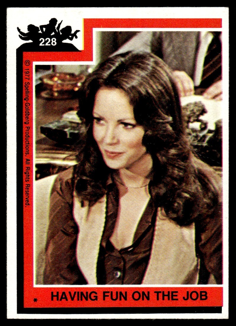 1977 Charlie's Angels Card Having Fun On The Job A #228 | eBay