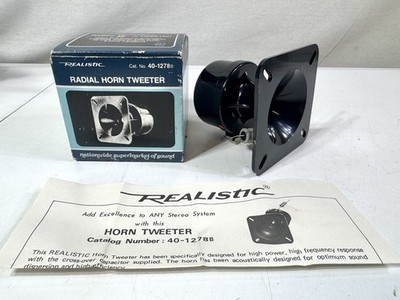 NOS Radio Shack Realistic Radial Horn Tweeter 5,000-16,000Hz 12-35W 40 ...