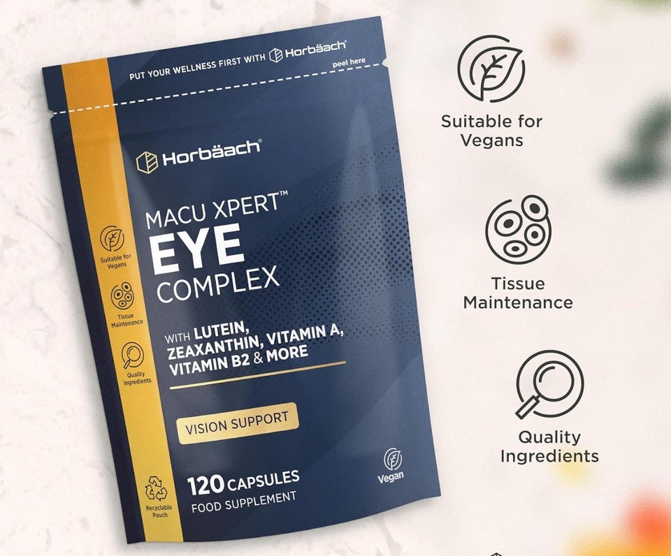 EYE VISION Health Macular Degeneration LUTEIN Zeaxanthin 60mg - Tablets ...