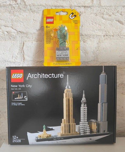 LEGO New York City & Statue of Liberty Magnet Set (854031) 2-piece set ...