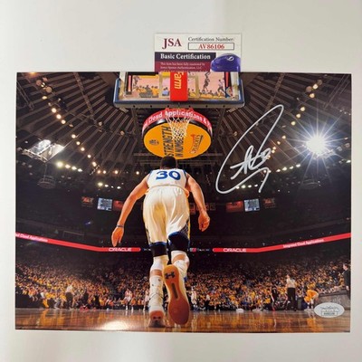 Autographed/Signed Stephen Steph Curry Golden State Warriors 8x10 Photo ...