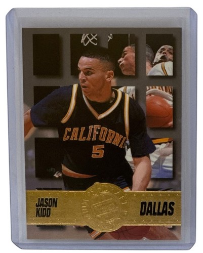 Jason Kidd 1995 Press Pass Draft Pick Gold Label Rookie Card Mavericks ...