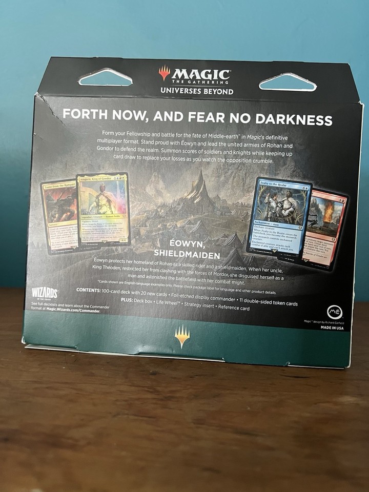 Riders of Rohan MTG Commander Precon LOTR Sealed | eBay