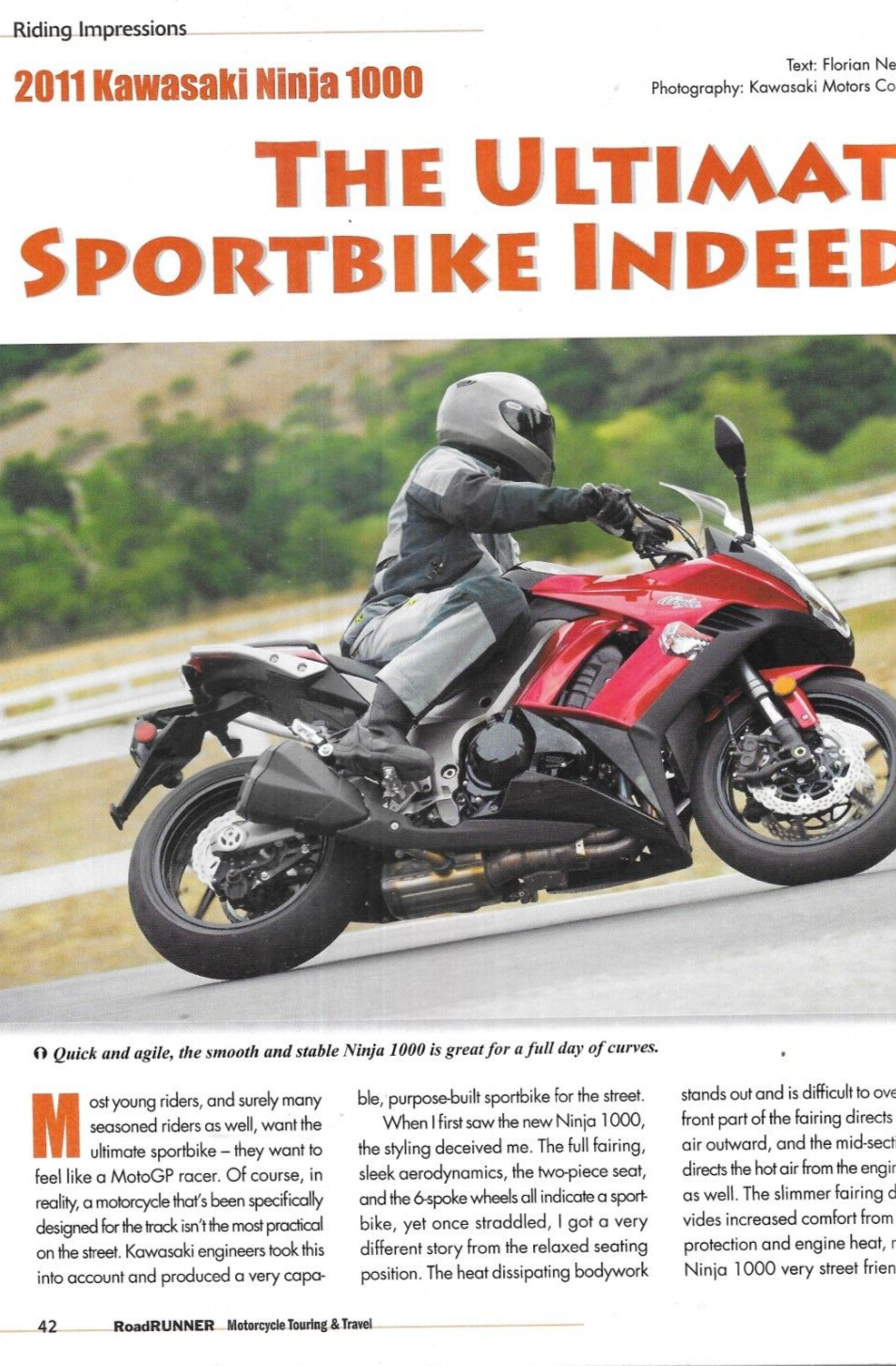 Road Runner Motorcycle Magazine Touring Travel Shamrock Tour Las Vegas ...