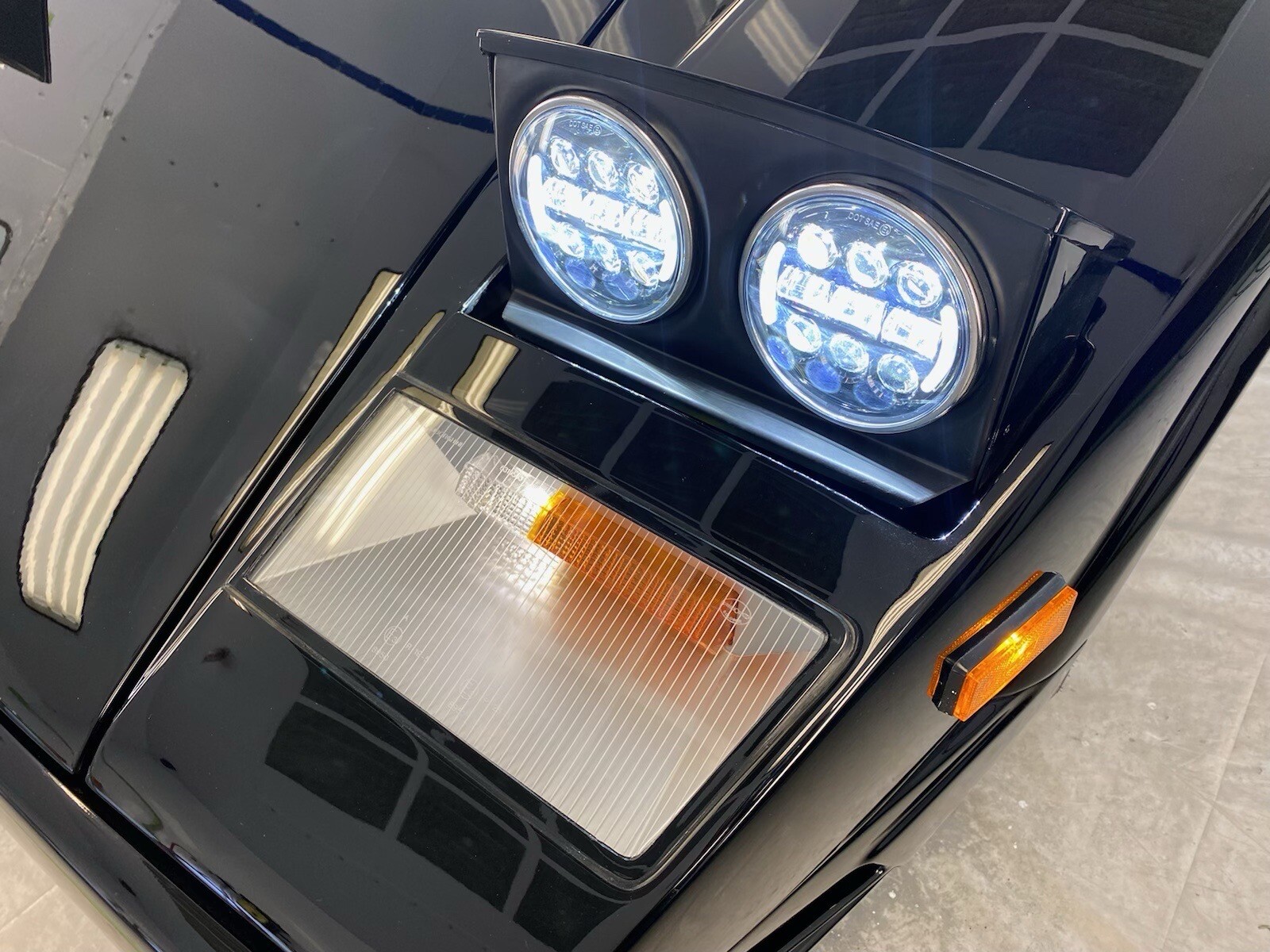 Lamborghini Countach Headlights LED Complete kit set of 4 High Low Beam ...