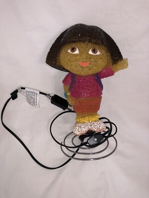 NICK JR DORA THE EXPLORER LAMP SPARKLE EFFECT RUBBER FEEL LIGHT ...
