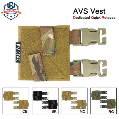 Tactical 2-Band Vest Dedicated MOLLE Quick Release Buckle Set For TMC ...