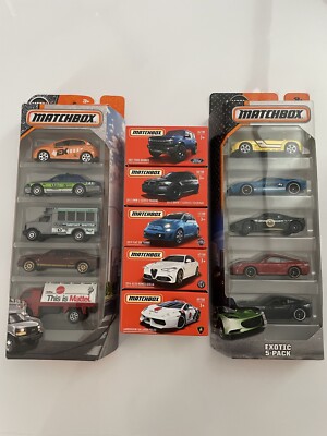 Matchbox Pack Lot (2x 5 Vehicle Packs and 5x Single Packs) | eBay
