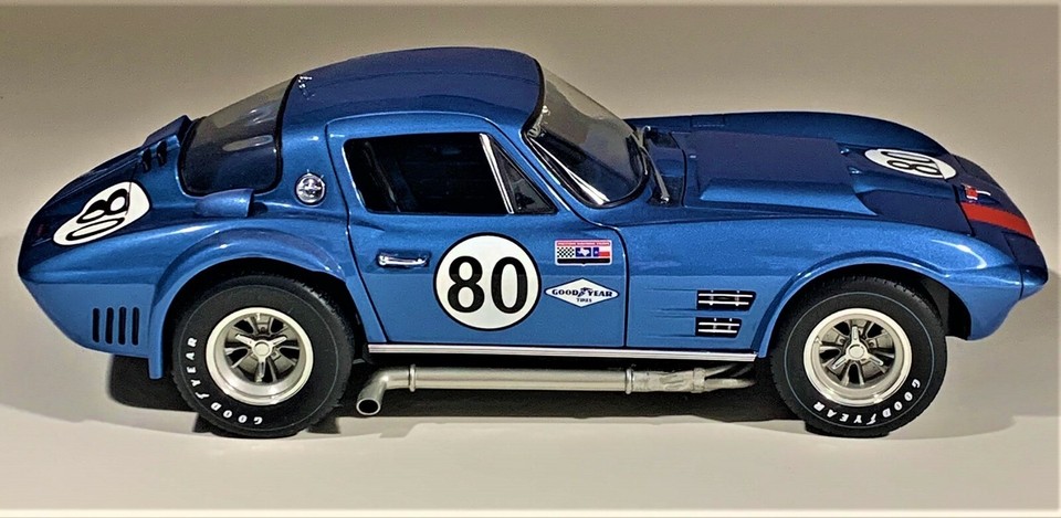 Exoto Corvette Chevrolet Race Car Chevy 1 Custom Built Metal Model 12 ...