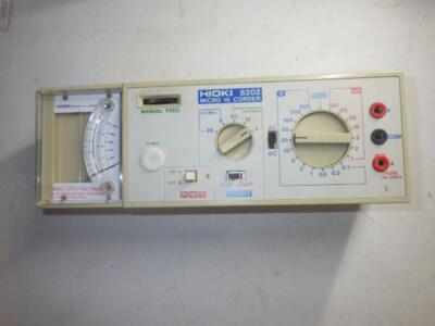 HIOKI 8202 MICRO HI CORDER 600 V ELECTRICAL ELECTRONIC METER AMMETER ...