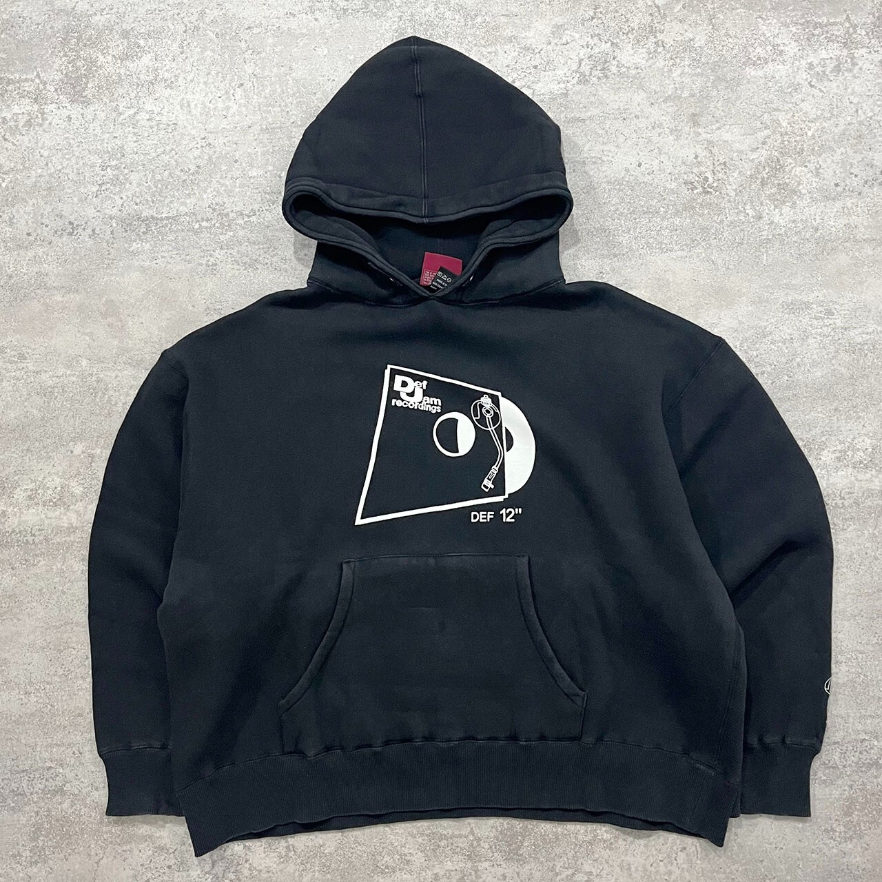 VTG 90s DEF JAM RECORDINGS 1998 HOODIE PULLOVER BLACK SIZE XL | eBay