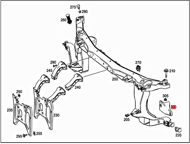 Genuine MERCEDES W447 V-CLASS W447 VITO Box Dualiner Bracket 4478801114 ...