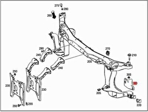 Genuine MERCEDES W447 V-CLASS W447 VITO Box Dualiner Bracket 4478801114 ...