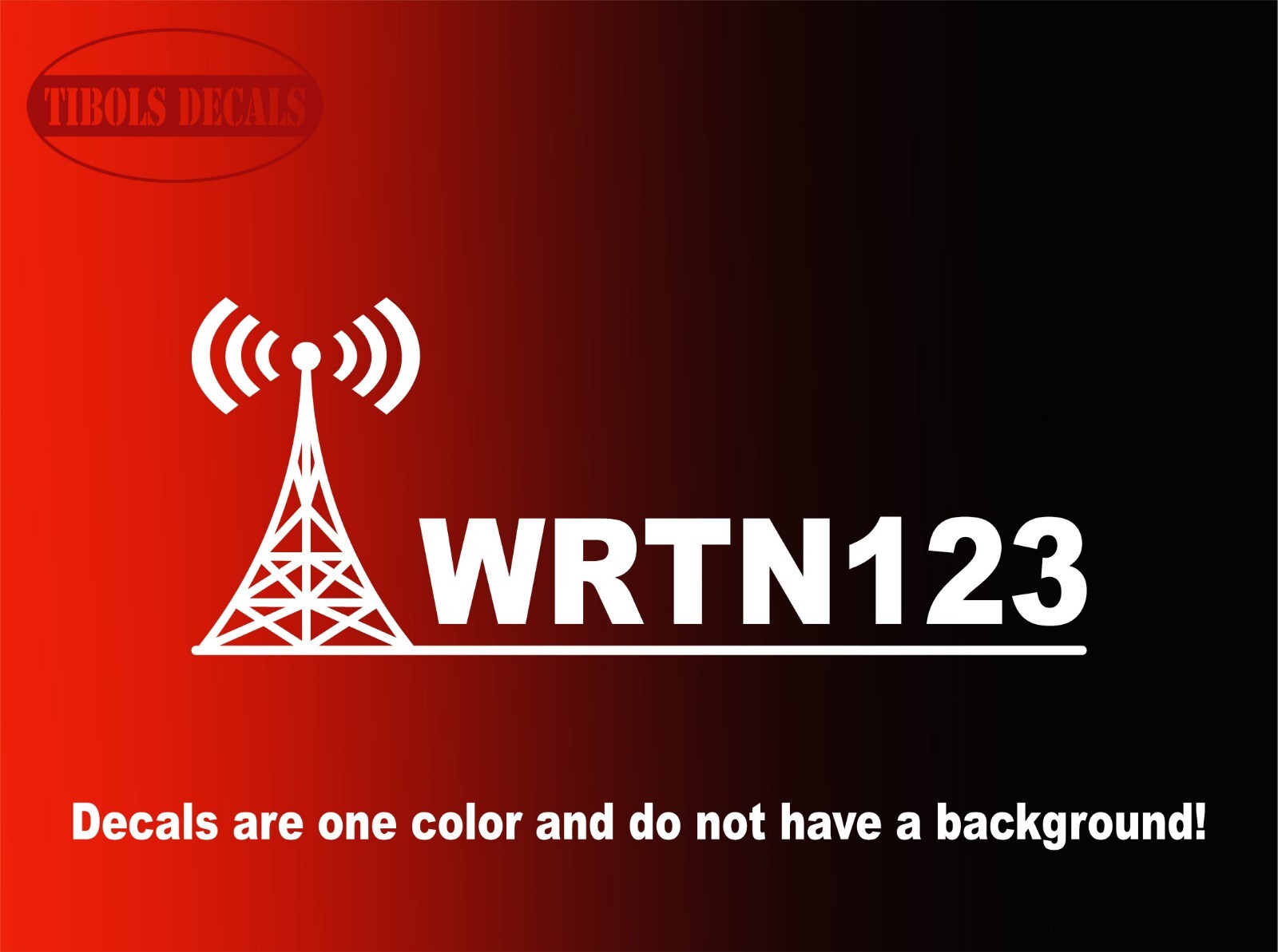 GMRS Radio Call Sign Decal Amateur Radio Callsign Stickers Antenna ...