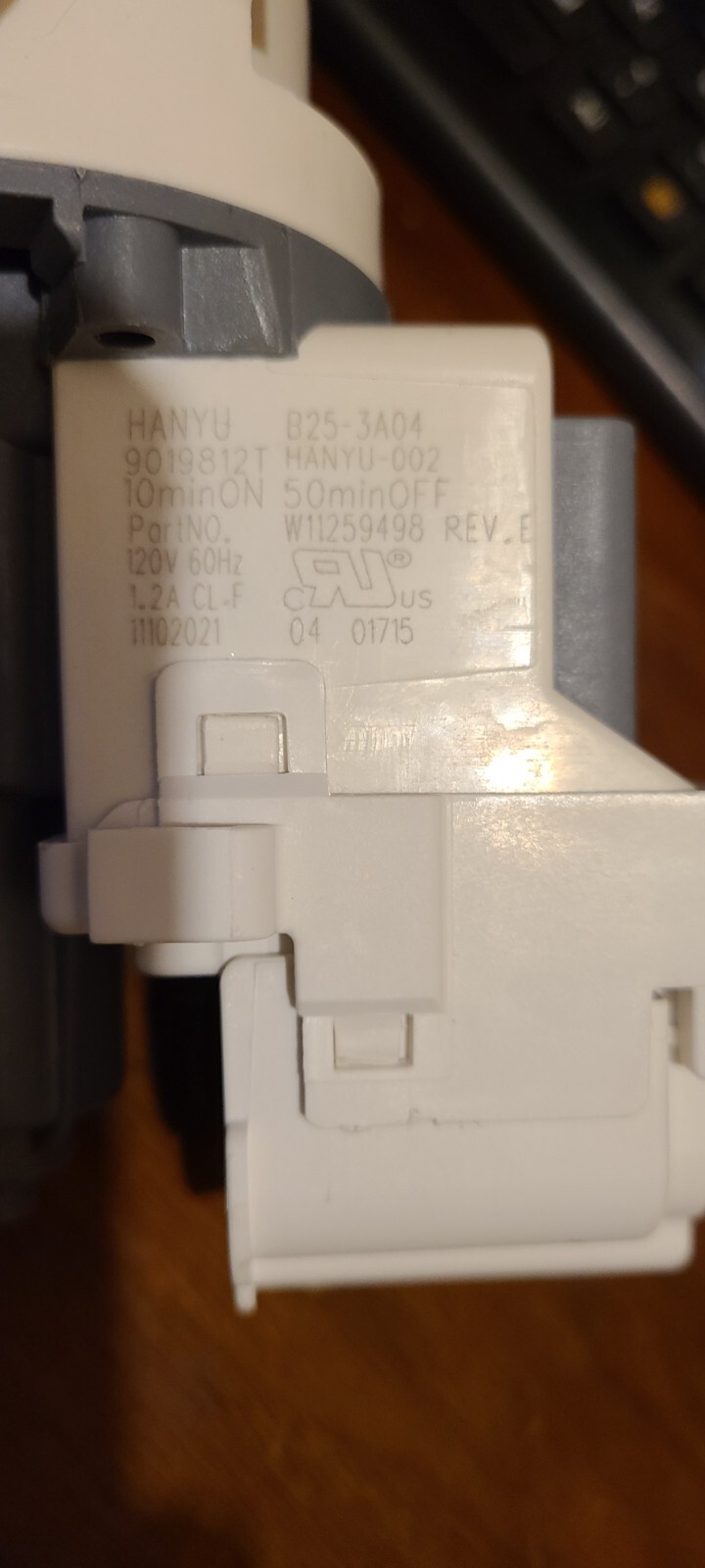 Used! OEM Whirlpool Washing Machine Drain Pump W11399437 for WTW5750LW0 ...