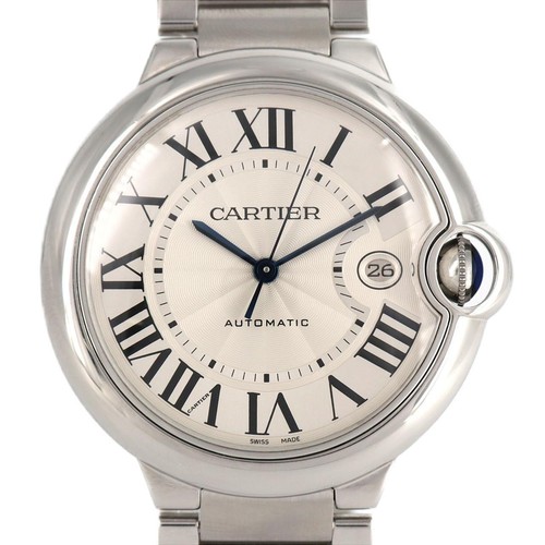 Authentic Cartier Ballon Bleu LM W69012Z4 SS Automatic #270-003-827 ...