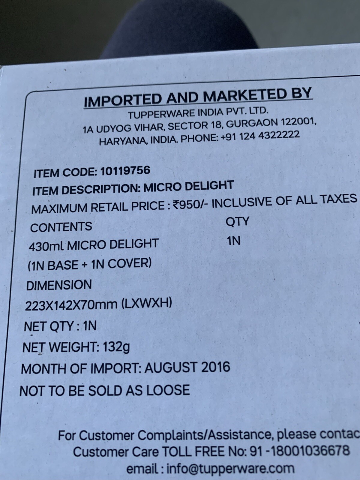 NEW Tupperware Micro Delight OMELETTE MAKER Jet Black | eBay