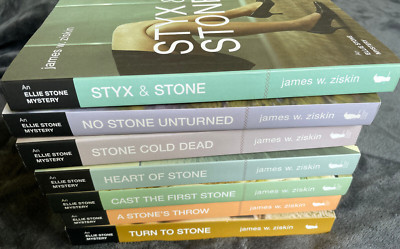 James W. Ziskin LOT Ellie Stone Mystery books 1-7 FULL SERIES (Seventh ...