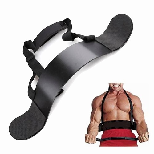Arm Blaster Bicep Curl Support Isolator Adjustable Bodybuilding Weight ...