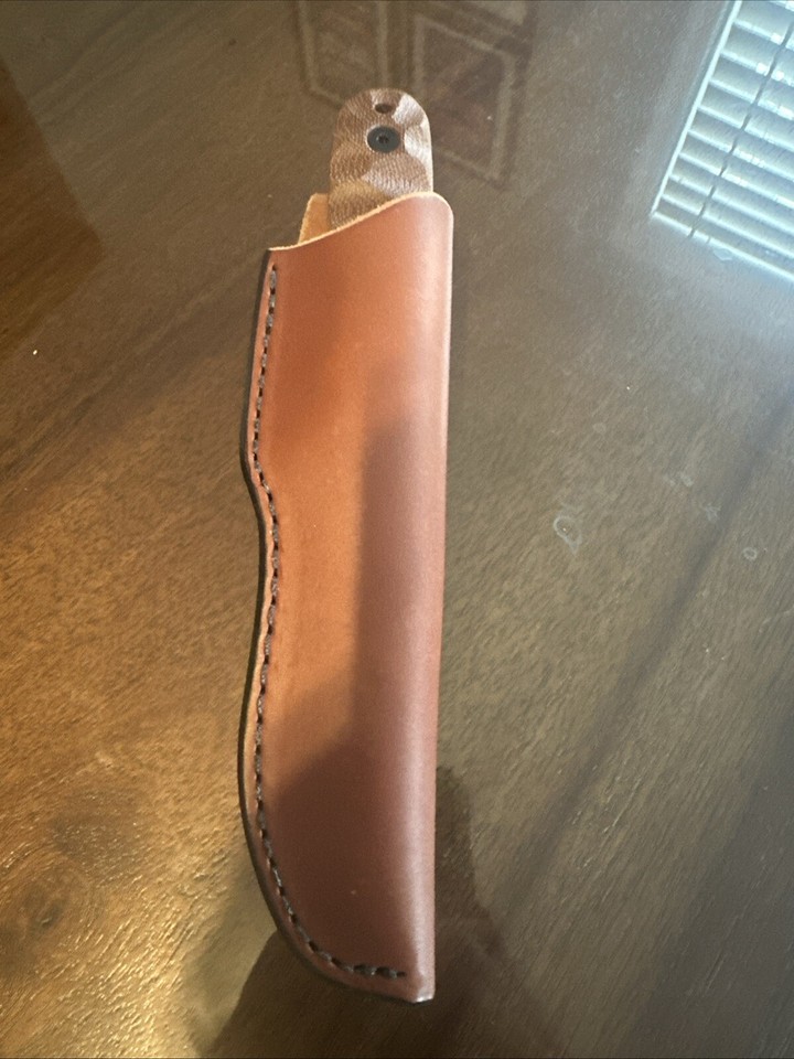 ESEE PR4 Fixed Blade ROWEN Survival Knife with Leather Sheath - Black ...