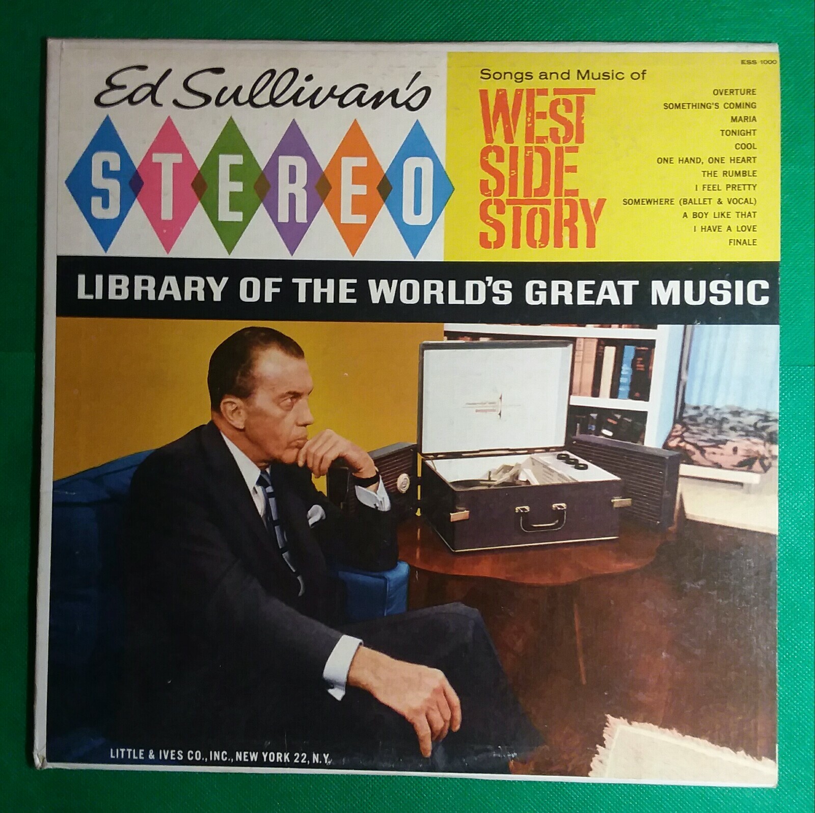 Songs And Music Of West Side Story LP Ed Sullivan's Stereo ESS 1000 | eBay