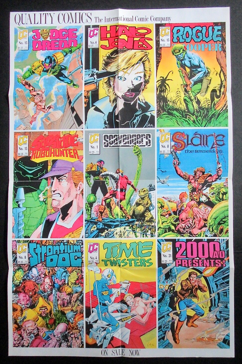 RARE QUALITY COMICS PROMO POSTER 21X33 INTERNATIONAL COMIC CO. | eBay