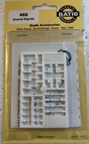 RATIO TRACKSIDE PLASTIC MODELS REF.465 OO GAUGE GROUND SIGNALS KIT ...