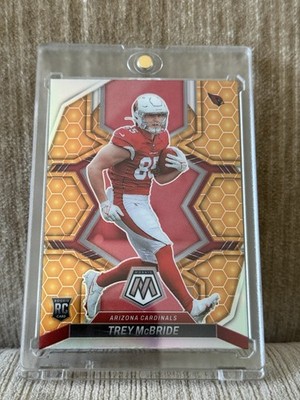 2022 Panini Mosaic Football #331 Trey McBride Honeycomb Case Hit SSP ...