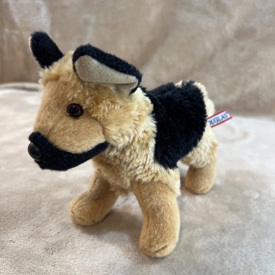 Douglas Cuddle Queenie German Shepherd Dog #3982 Plush Stuffed Brown ...