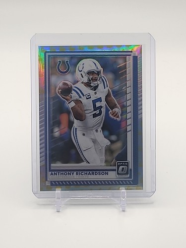 2025 Panini Donruss Optic Anthony Richardson #72 Flex Emoji Prizm 125/ ...