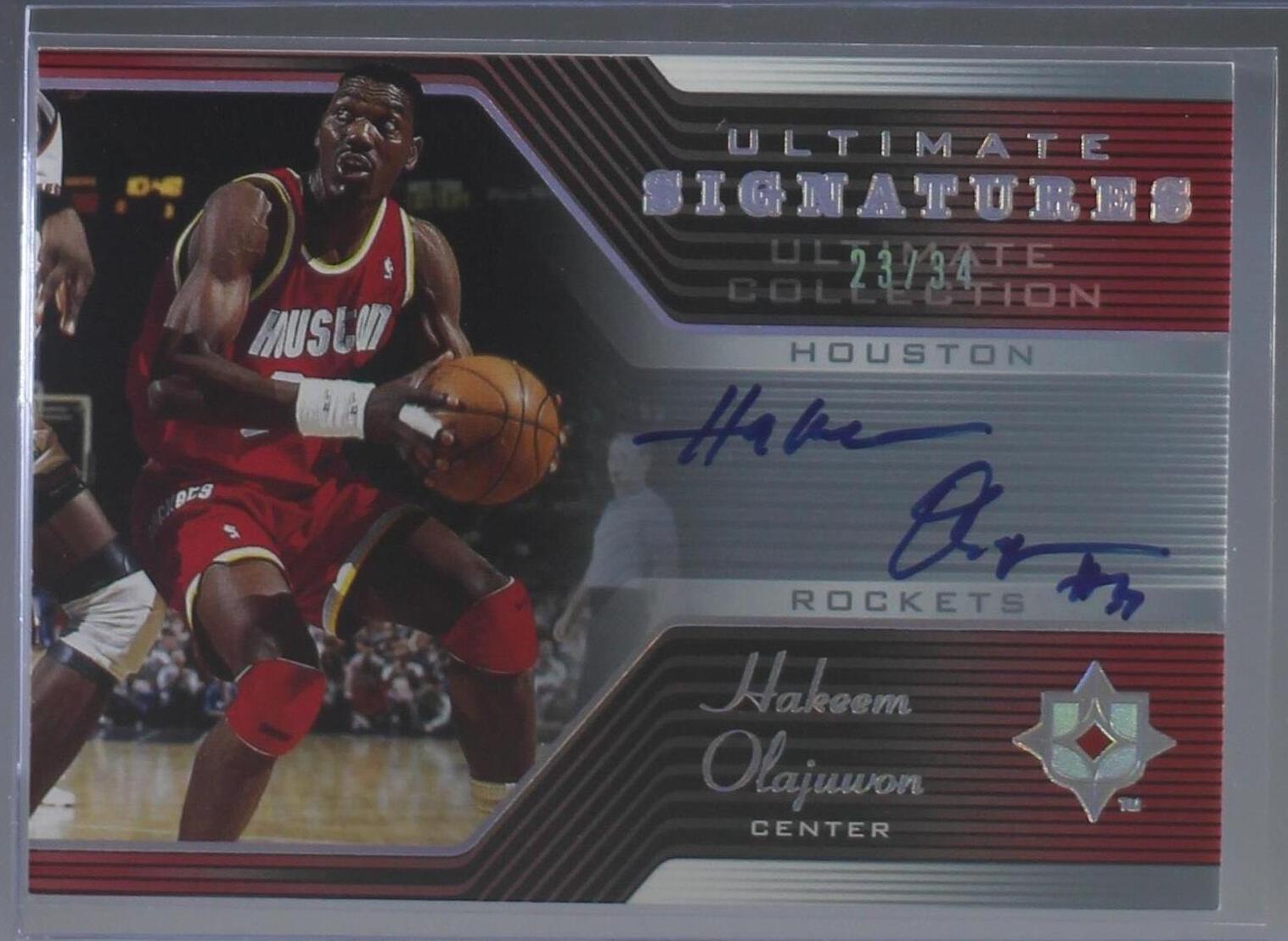 2004-05 Ultimate Collection - Ultimate Signatures Hakeem Olajuwon #US ...