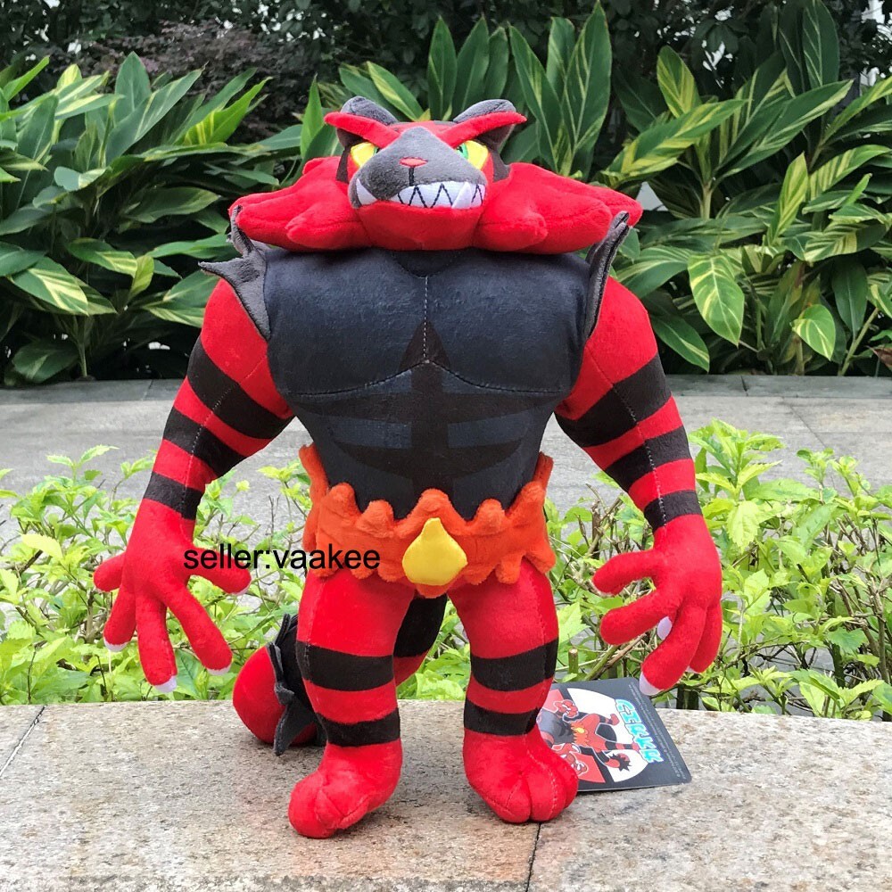 High Quality Incineroar 12.5" Plush Cartoon Stuffed Toy Soft Animation ...