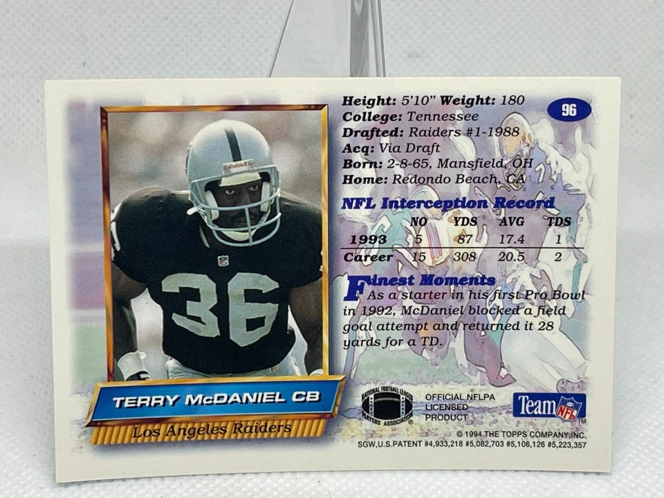 Terry McDaniel 1994 Topps Finest #96 | eBay