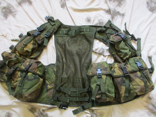 UK 1990s dpm PLCE sas OPS CTR CHEST WEBBING GP WAISTCOAT LBV VEST LBE ...