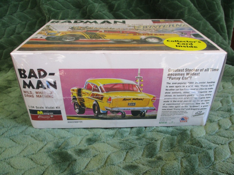 RARE Monogram Classics Tom Daniel BADMAN 1955 Gasser 1/24 Model SEALED ...
