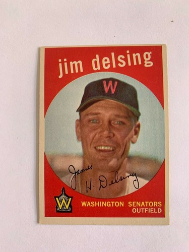 1959 Topps #386 Jim Delsing - Washington Senators | eBay