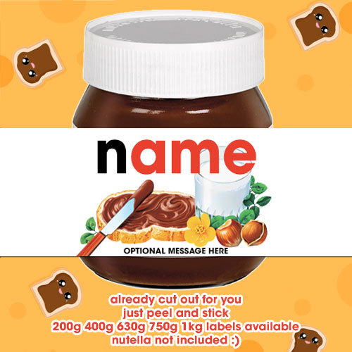 Nutella Label
