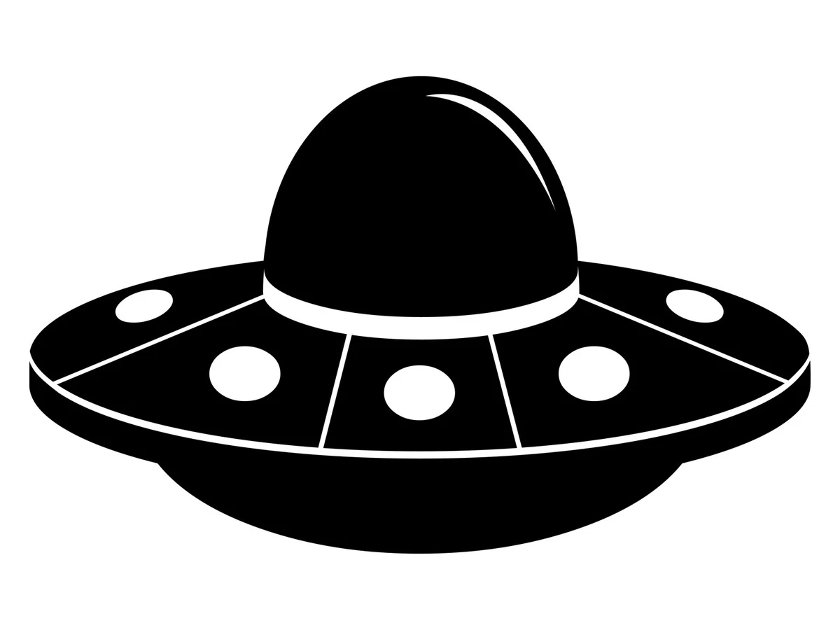 Alien Space Ship Clip Art