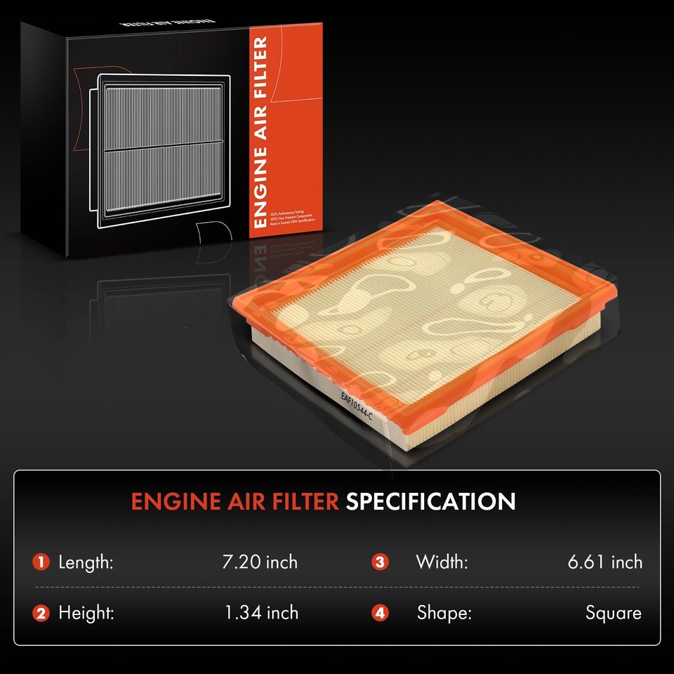 2x New Engine Air Filter for INFINITI G25 G35 EX37 Q40 QX50 Q60 Nissan ...