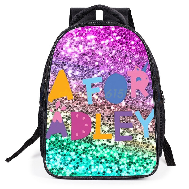 A For Adley Backpack Girls Student School Bag Travel Rucksack Birthday ...