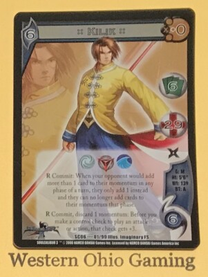 UFS Kilik #01 Rare Foil USED Universal Fighting System Card Game | eBay