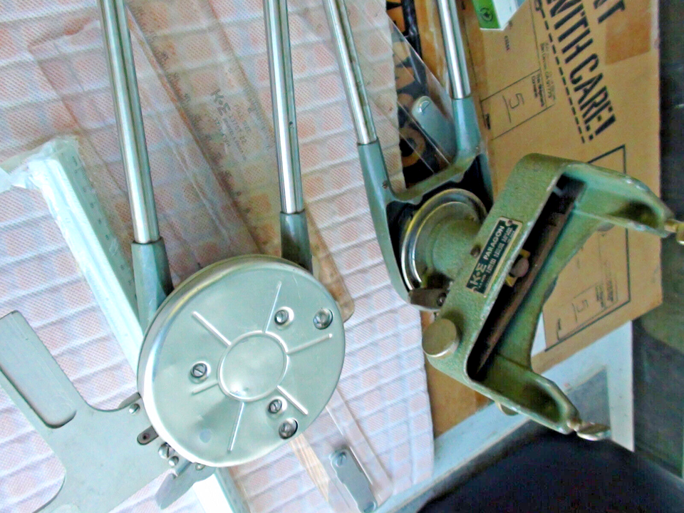 RH KE PARAGON RIGH HAND Mechanical Drafting Machine More + 2 SCALES ...