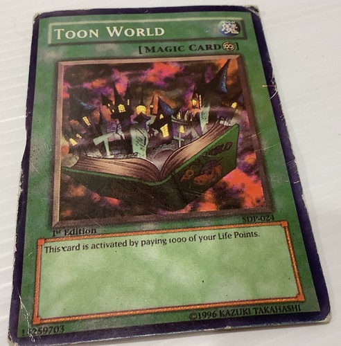 TOON WORLD SDP-024YuGiOh Common Unlimited Spell magic card Kazuki ...