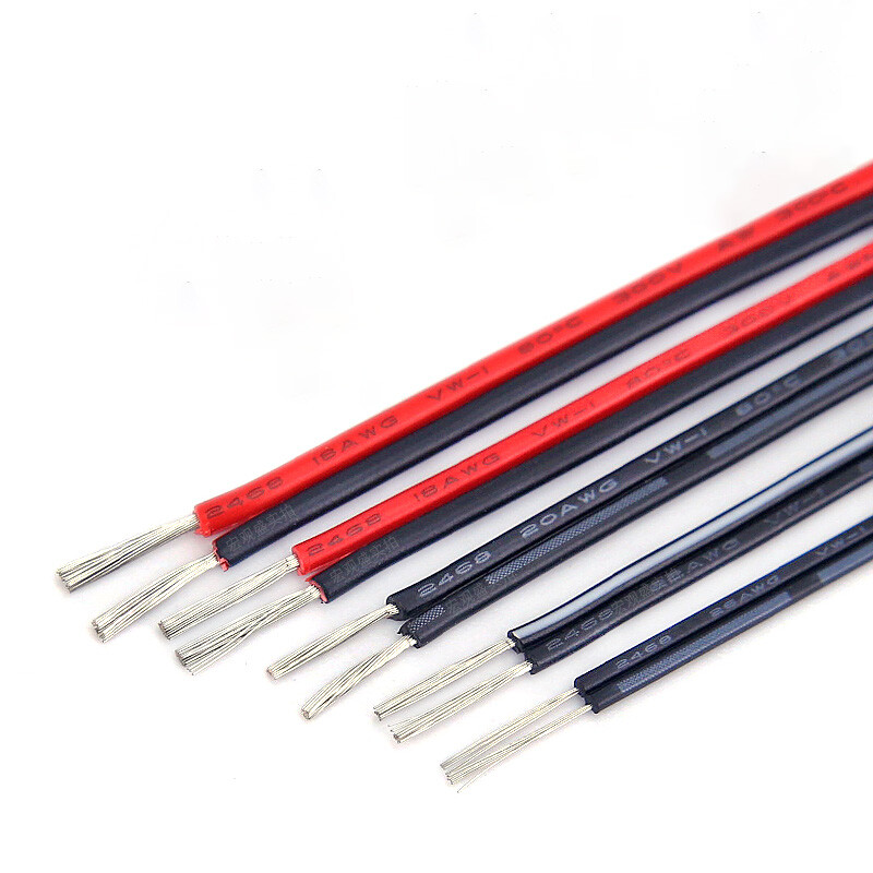 Twin Core Wire Tinned Copper Audio Signal Cables PVC Sheath Insulation ...