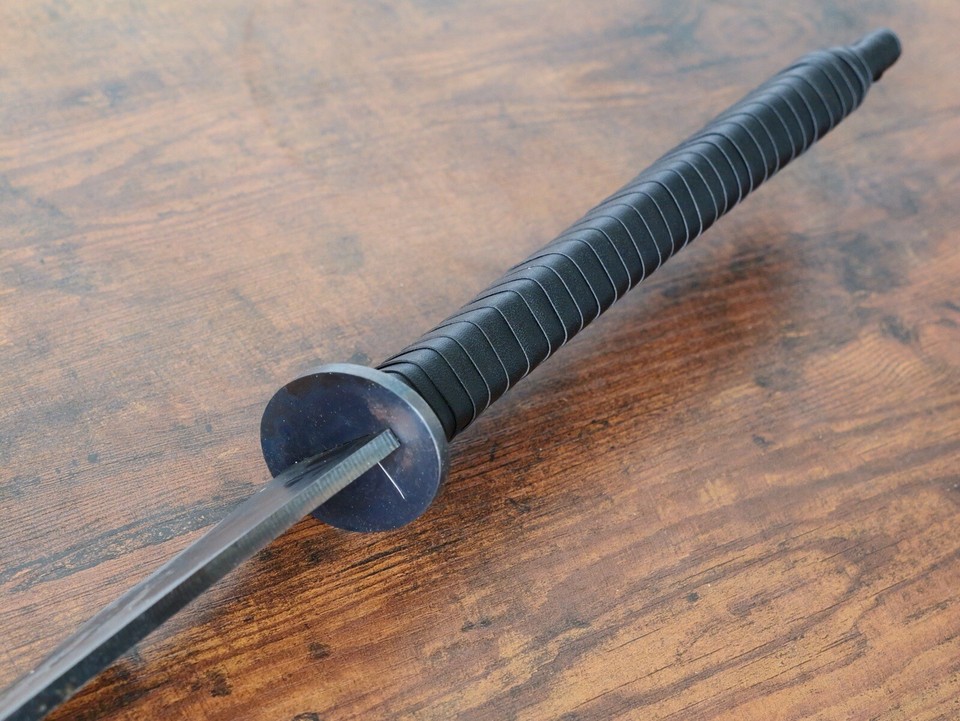 Full Tang Katana High Carbon Steel 10mm Thick Wrapped Kunai Handle Hilt ...