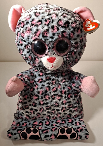 Ty Silk Peek-A-Boo Trixi Leopard Cell Phone/Tablet Holder-Beanie Boos ...