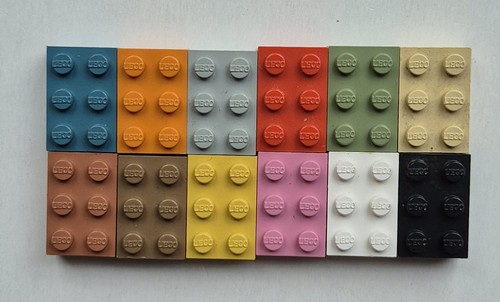 MODULEX 12 BRICKS 2x3 WITH LEGO LOGO | eBay