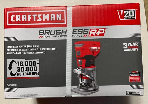 CRAFTSMAN 20 VOLT FIXED BASE BRUSHLESS ROUTER BRAND NEW | eBay